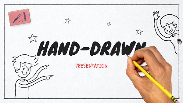 Hand Drawn Presentation Genially Templates
